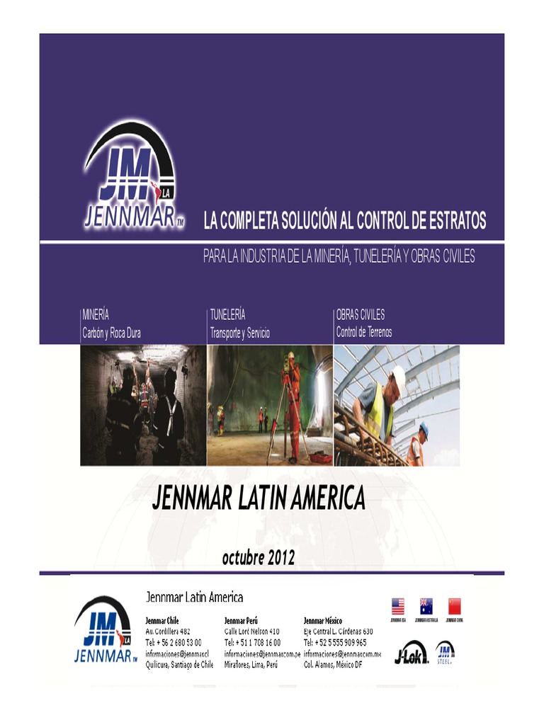 Presentacion Yield-Lok Bolt - Peru | PDF | Calidad (comercial) | Minería