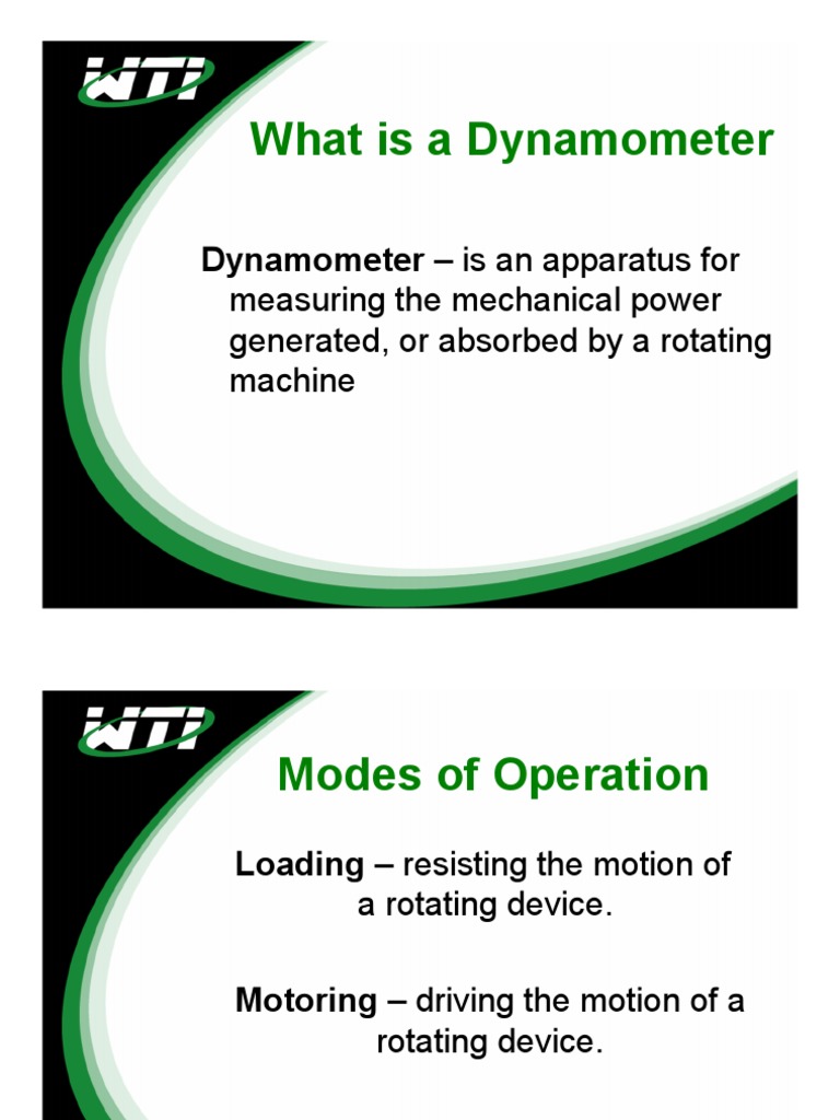 Dynamometer | PDF | Mechanical Engineering | Manufactured Goods