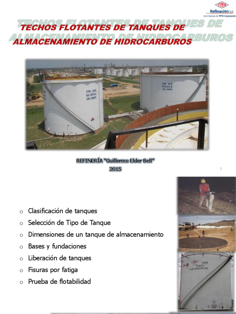 Clasificación de Tanques de Techo Flotante | PDF | Tanques | Presión