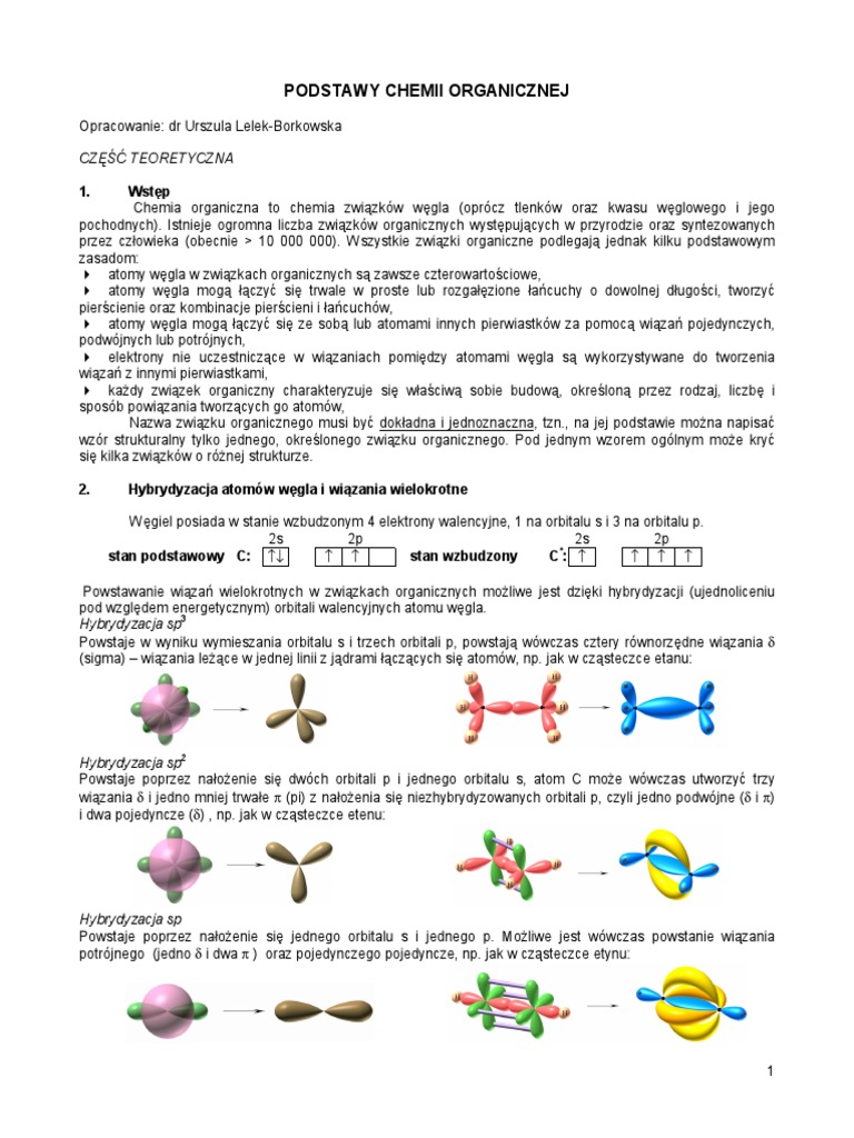 Podstawy Chemii Organicznej | PDF