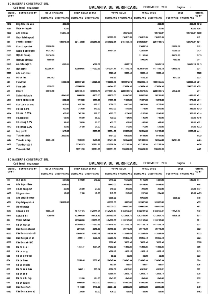 Maderas Construct 2012 1 Pdf Pdf Finance Money Management
