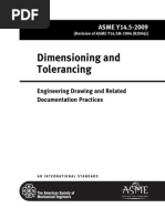 Dimensioning and Tolerancing: ASME Y14.5-2018 | PDF | Business | Computers
