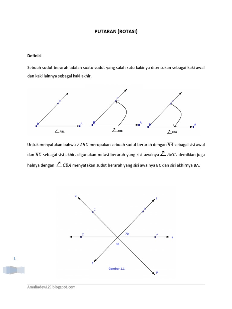 PUTARAN (Rotasi) | PDF