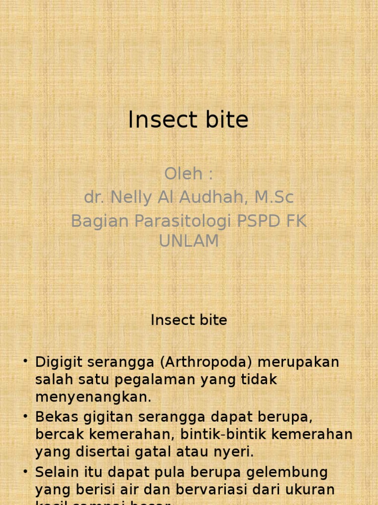 Insect Bite | PDF