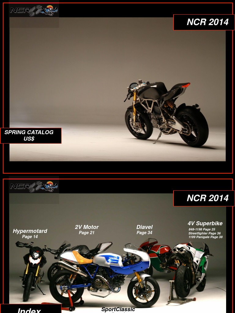 NCR Catalog Spring 2014 Dollar PDF | PDF | Road Vehicles | Motorcycling
