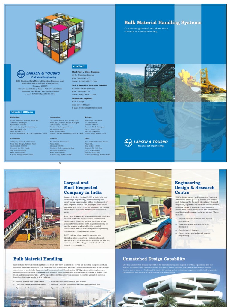L&T Bulk Material Handling Solutions | PDF | Industries | Engineering