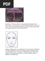 Face Reading | PDF | Human Nose | Lip