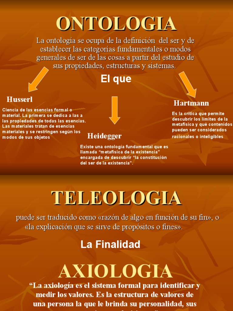Ontología y Epistemología: Definiciones Clave | PDF