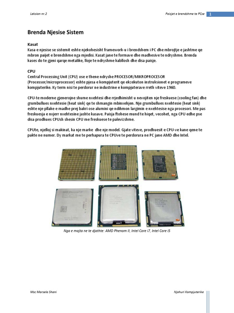 2.paisjet e Kompjuterit | PDF