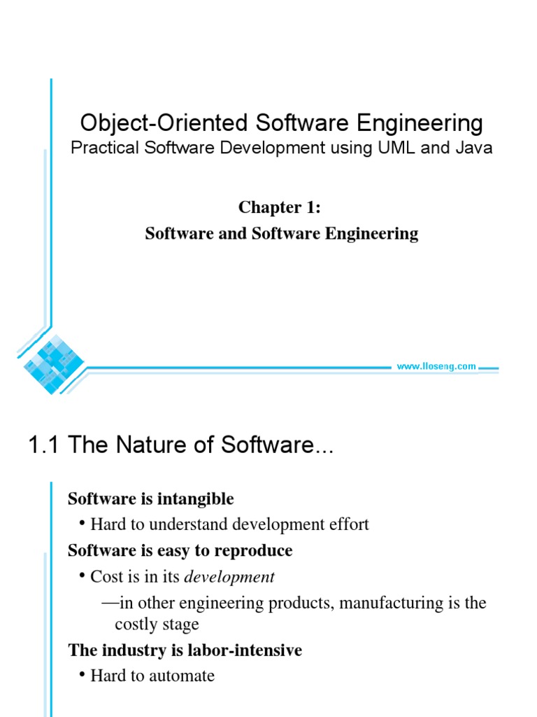 Oose Chapter 1 | PDF | System | Software Oose Chapter 1 | PDF | System | Software