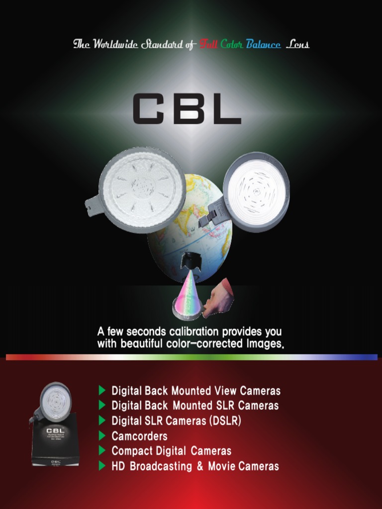 The Worldwide Standard of Full Color Balance with CBL Lens | PDF ...