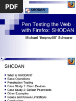 Shodan - Io Cheat Sheet: by Via | PDF | Json | Software Engineering