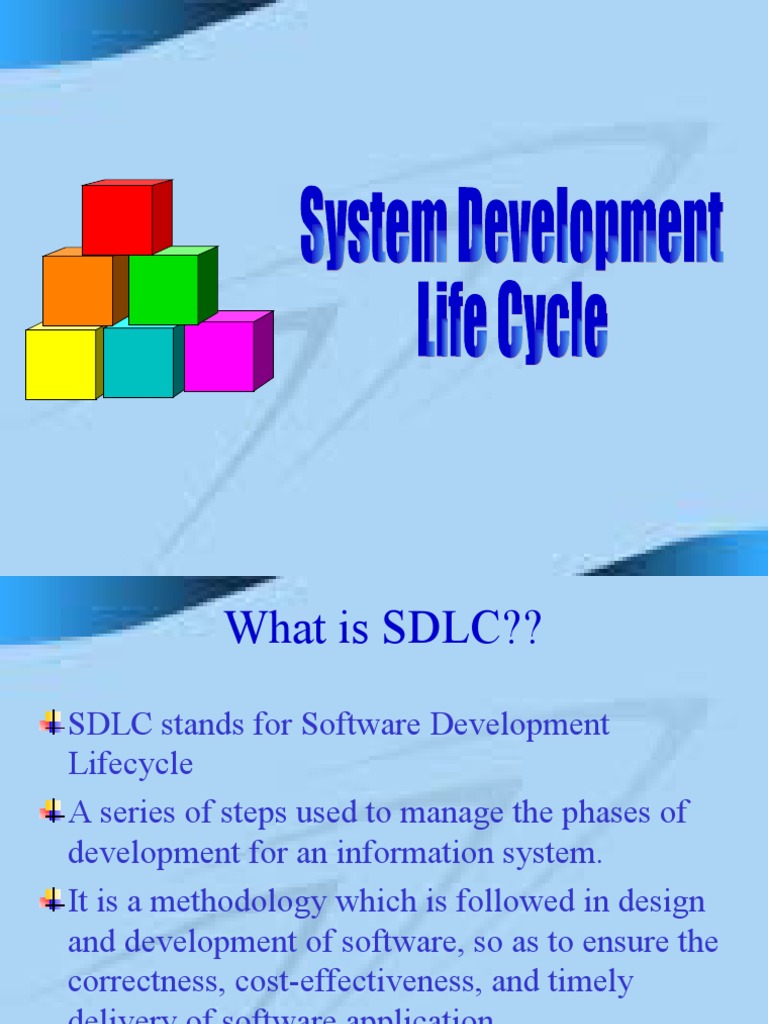 What is SDLC?? | Systems Design | Software Testing