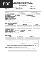 Pna Form - Regular Member | PDF