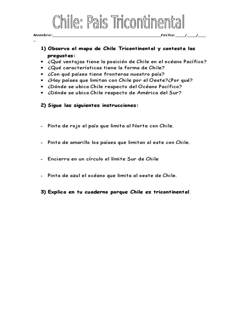Guia Chile Pais Tricontinental | PDF