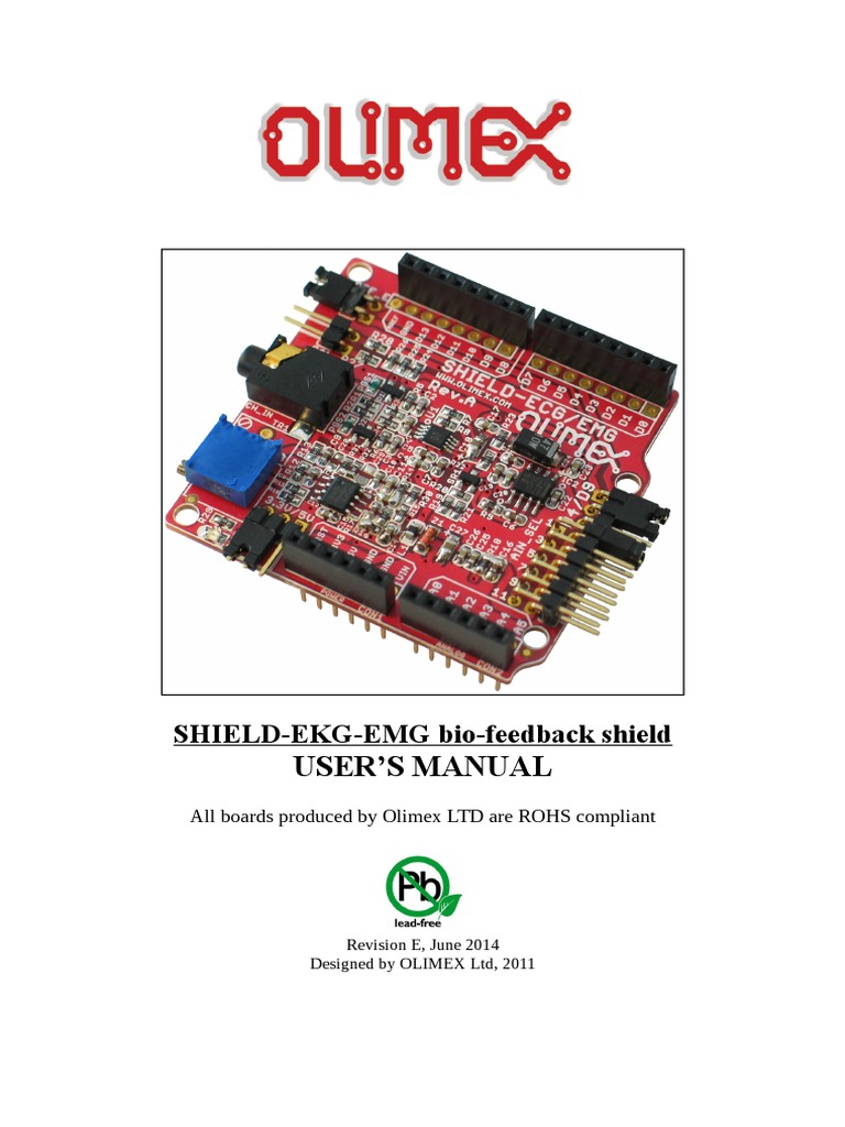 Arduino Shield Ecg Emg | PDF | Arduino | Computing