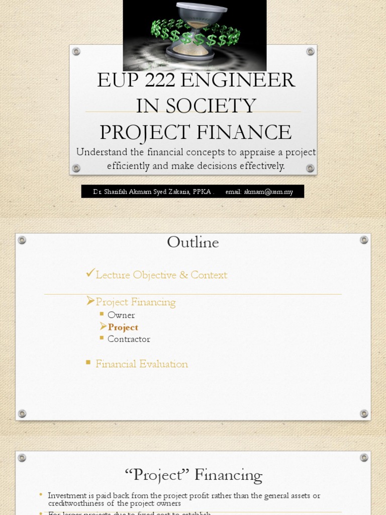 Eup 222 Engineer in Society Project Finance | PDF | Present Value | Interest