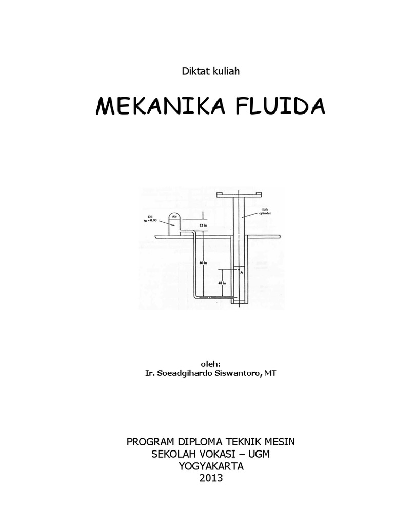Bahan Ajar Mekanika Fluida 2014 | PDF