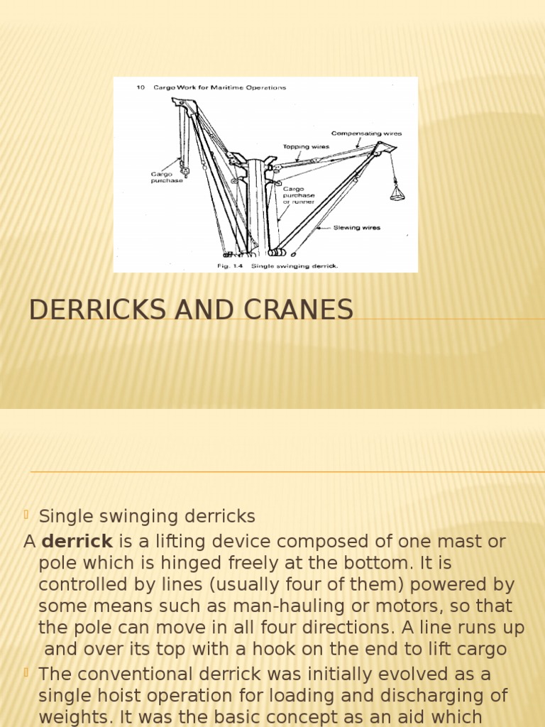 Derricks | Equipment | Industrial Equipment | Free 30-day Trial | Scribd