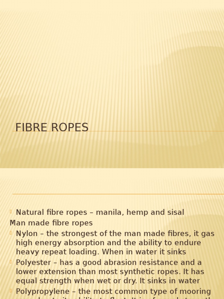 Ropes | PDF | Rope | Wire