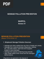 Marpol Annex 4 | PDF | Sewage Treatment | Sewage
