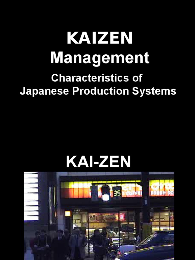 Kaizen Management | Industries | Production And Manufacturing