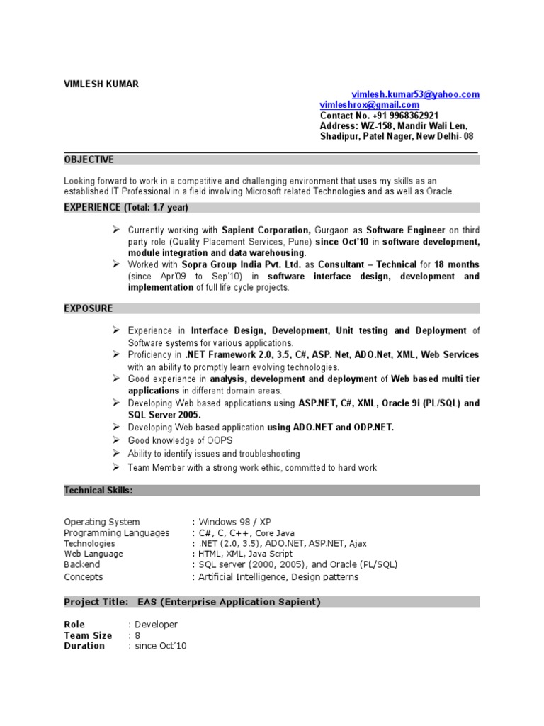 Vimlesh Kumar53@ | PDF | Oracle Database | Web Application