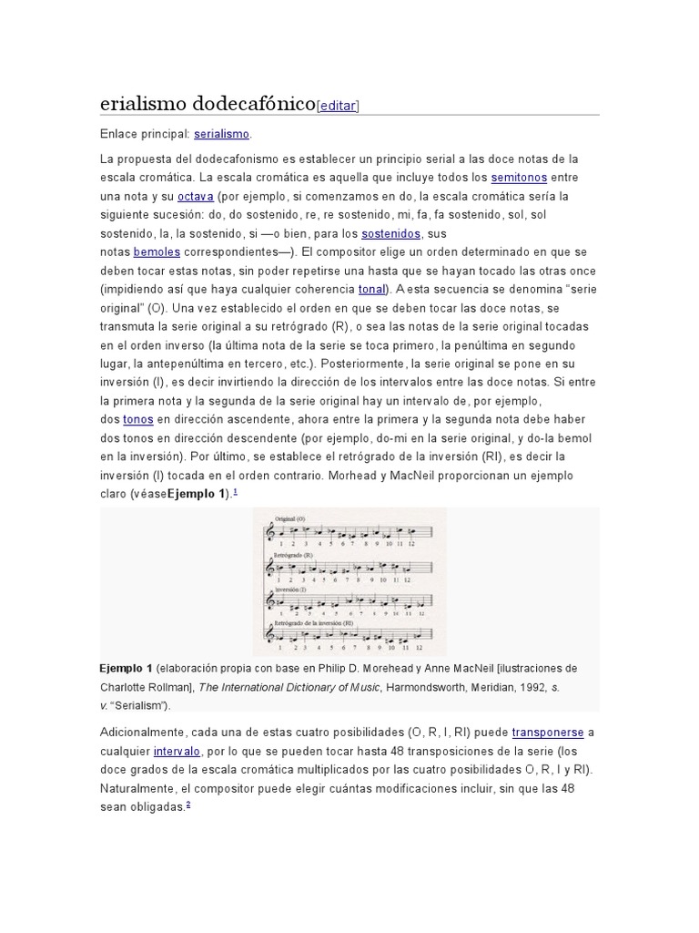 Serialismo Dodecafónico | PDF | Teoría musical | Musicología