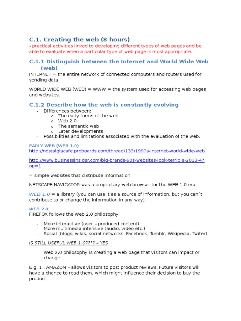 Option C1 For IB Computer Science | PDF | Hypertext Transfer Protocol | Search Engine Optimization