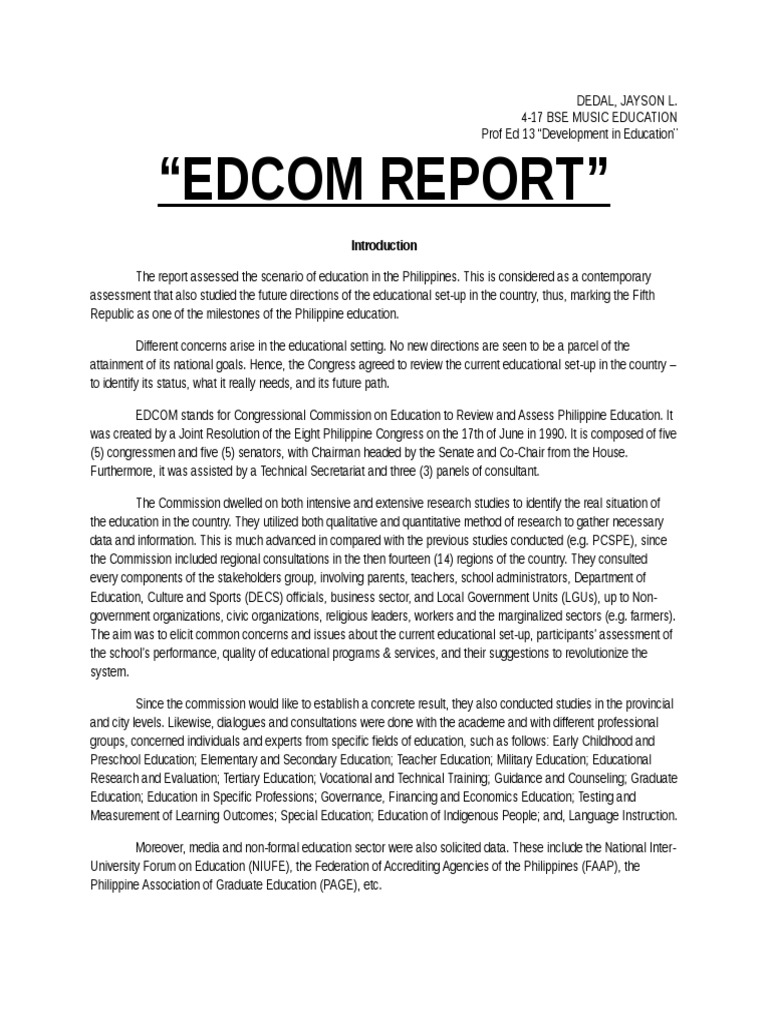 Edcom Report | PDF | Teachers | Karl Marx
