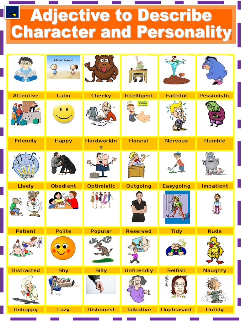 Adjectives To Describe Personality and Character | PDF