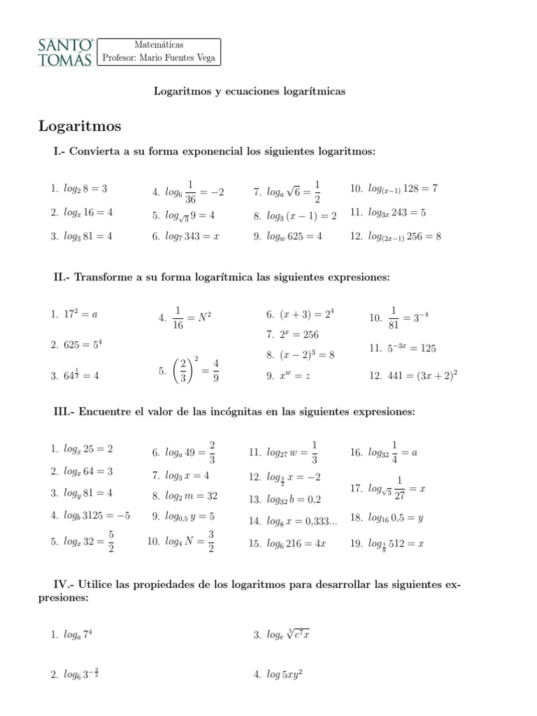 Guia Logaritmos