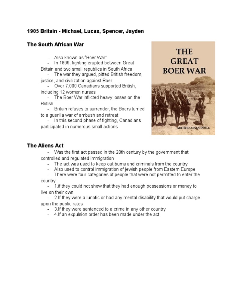 1905 Britain | PDF | History