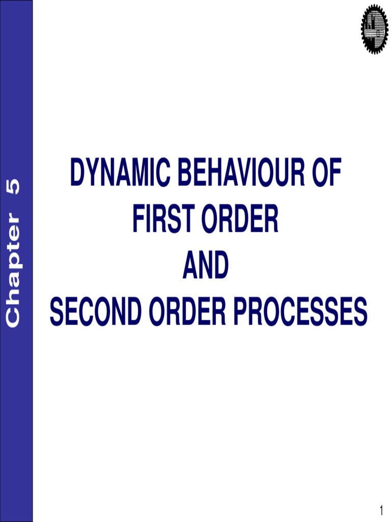 Process Dynamics and Control : Chapter 5 Lectures | Physics ...