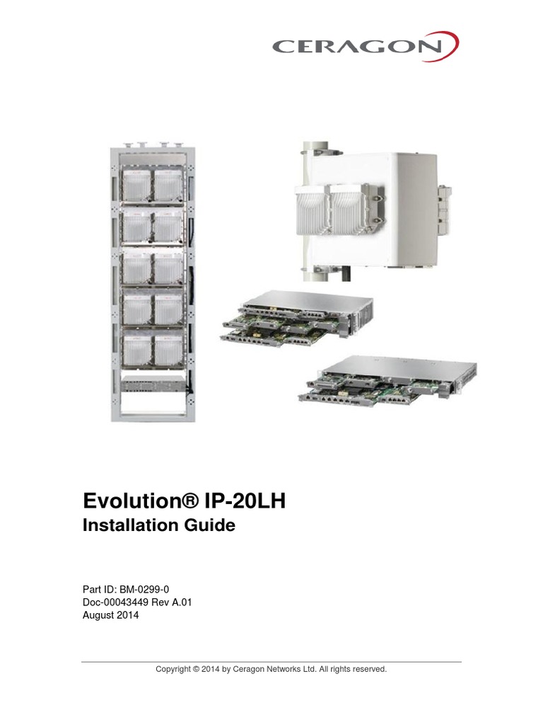 Ceragon Evolution IP20LH Installation Guide Rev A.01 | PDF | Electrostatic Discharge ...