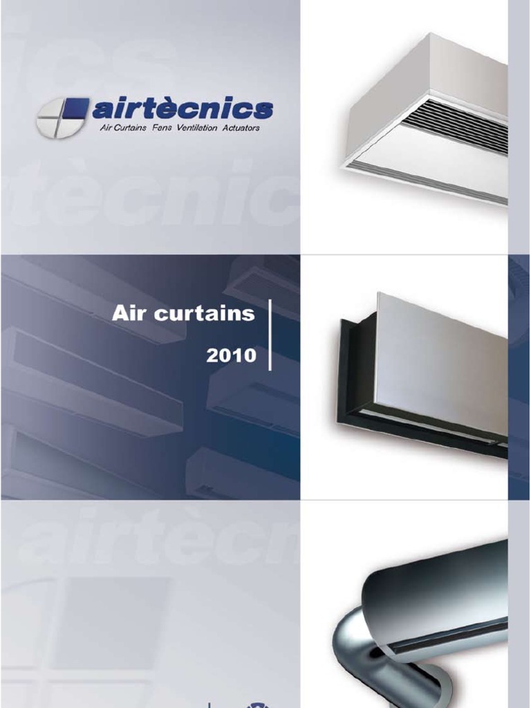 Air Curtain Airtecnics Air Curtains Catalog | PDF | Hvac | Electrical ...