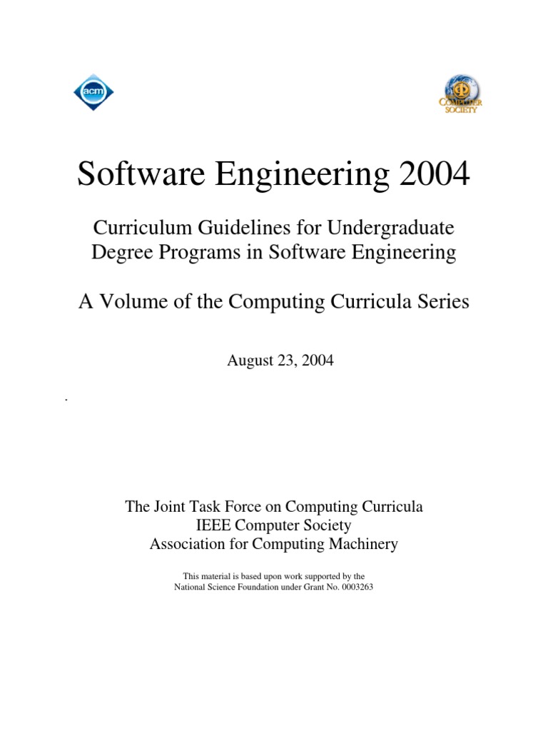 Software Engineering 2004 | PDF | Engineering | Computer Science