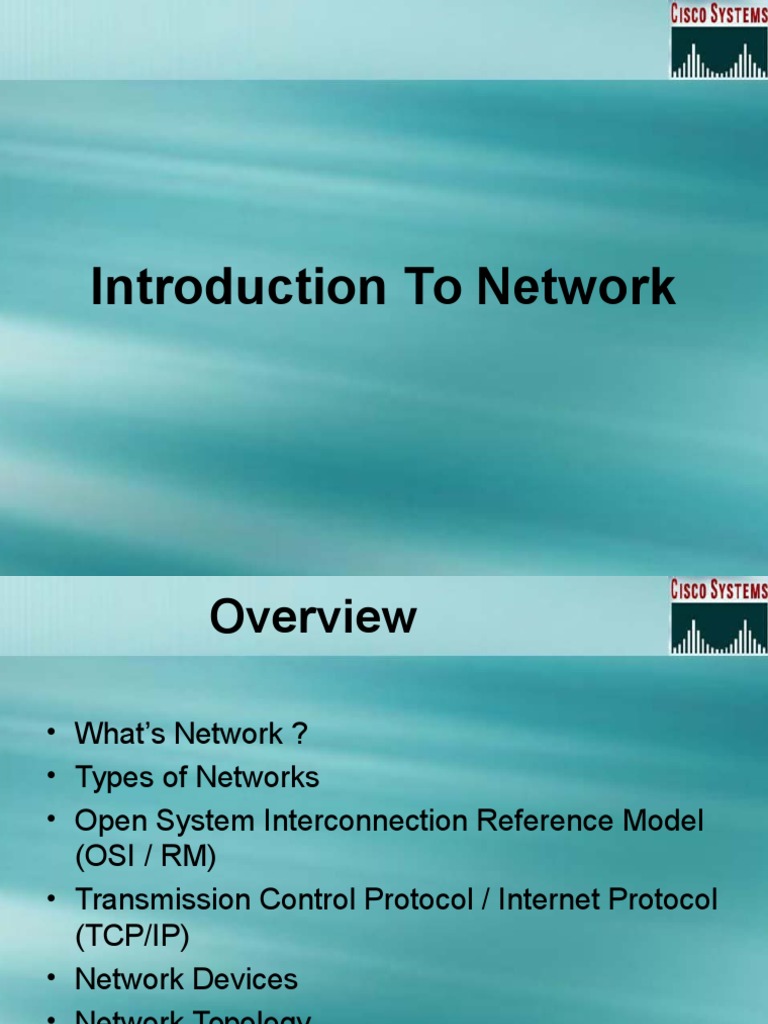 CCNA Intro | PDF | Osi Model | Communications Protocols