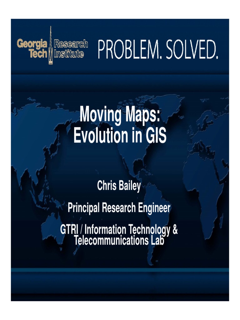 Moving Maps: Evolution in GIS Evolution in GIS | PDF | Digital ...