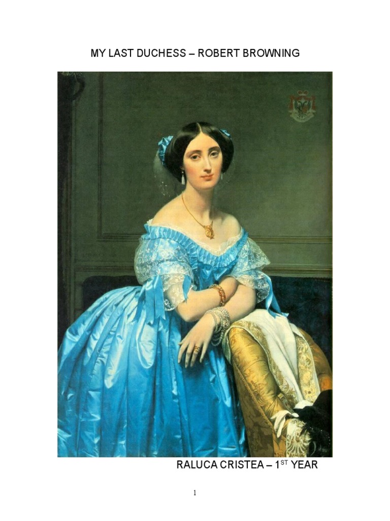 My Last Duchess - Robert Browning | PDF