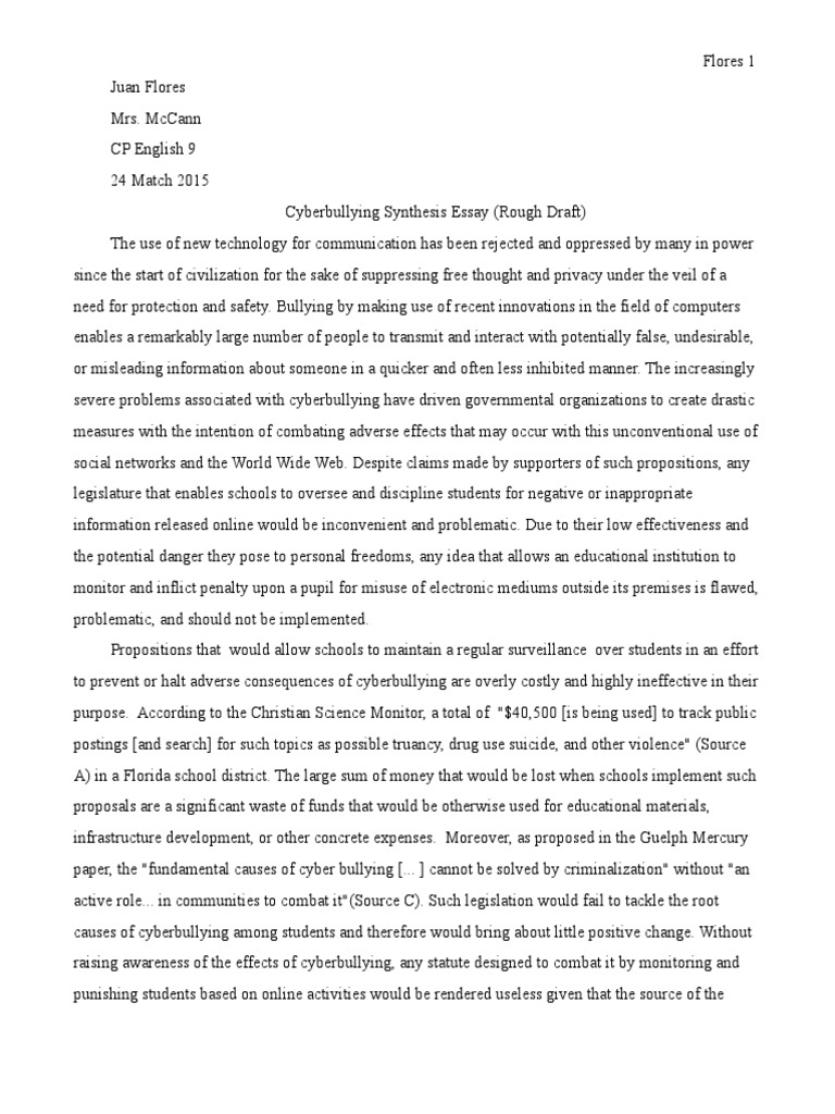 Cyberbullying: A Flawed Surveillance Approach | PDF | Cyberbullying ...