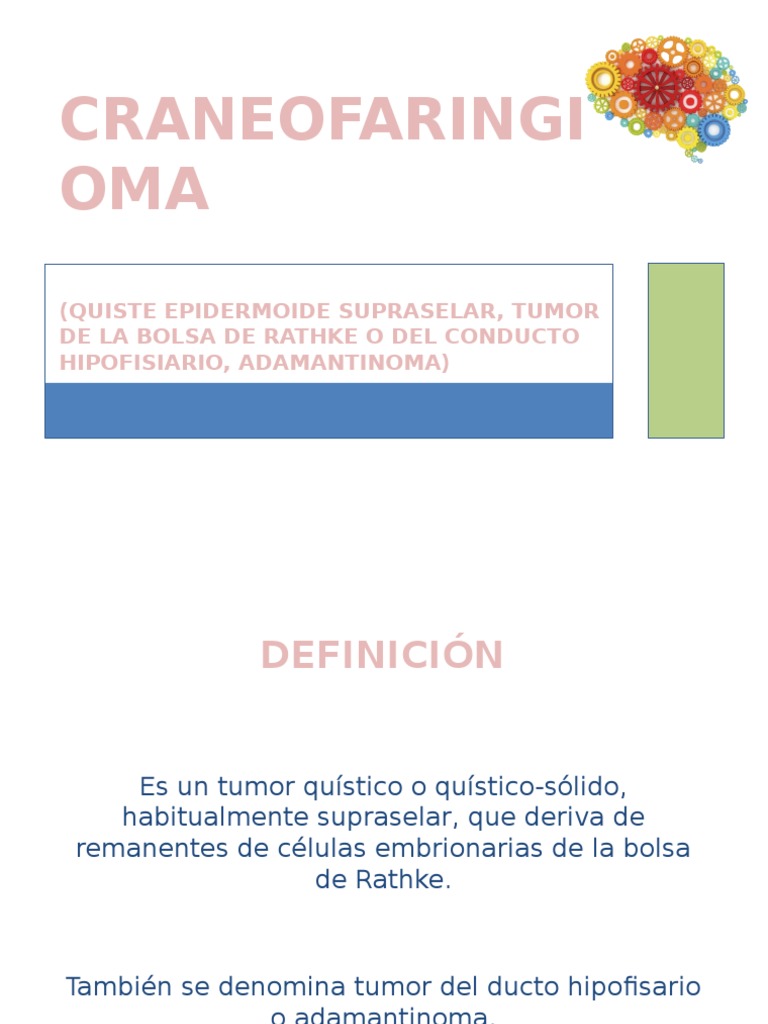 Craneofaringioma | PDF | Tumor cerebral | Glándula pituitaria