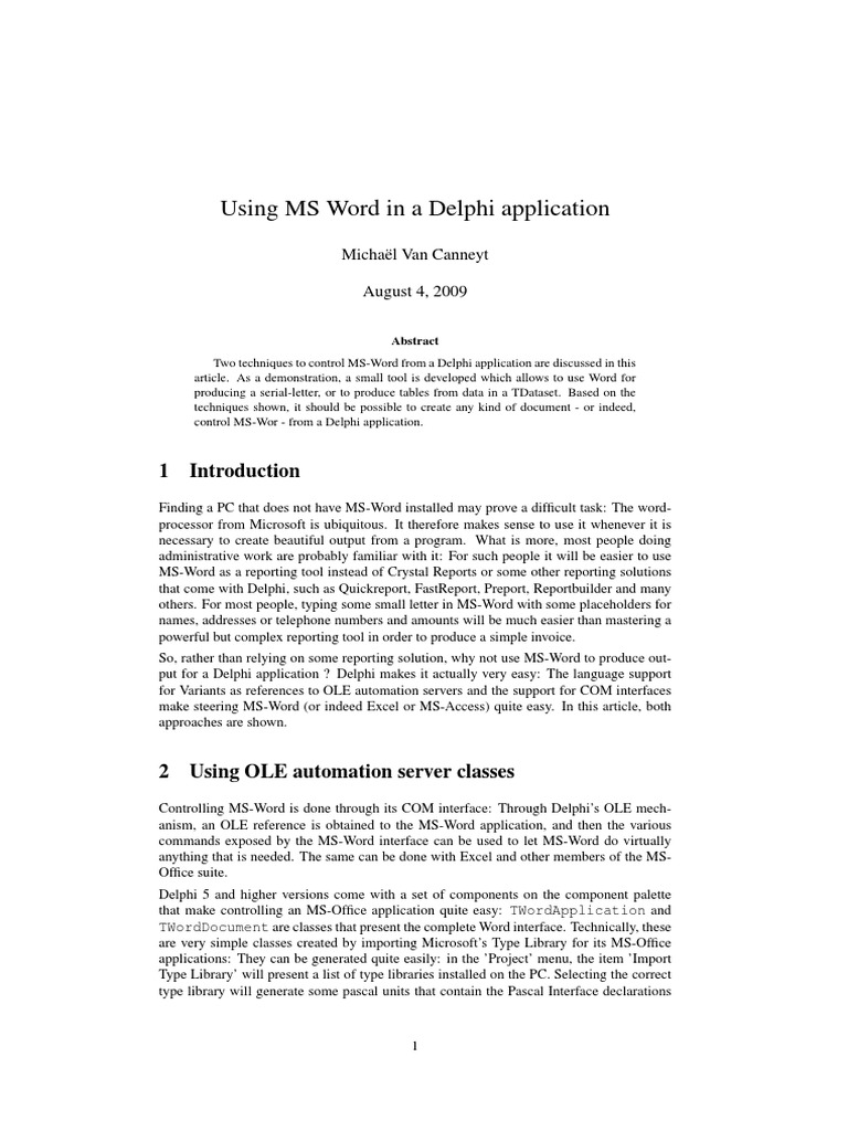 Word Pdf Pdf Component Object Model Parameter Computer Programming