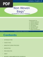 Nonwoven Bags Project Report | PDF | Nonwoven Fabric | Materials
