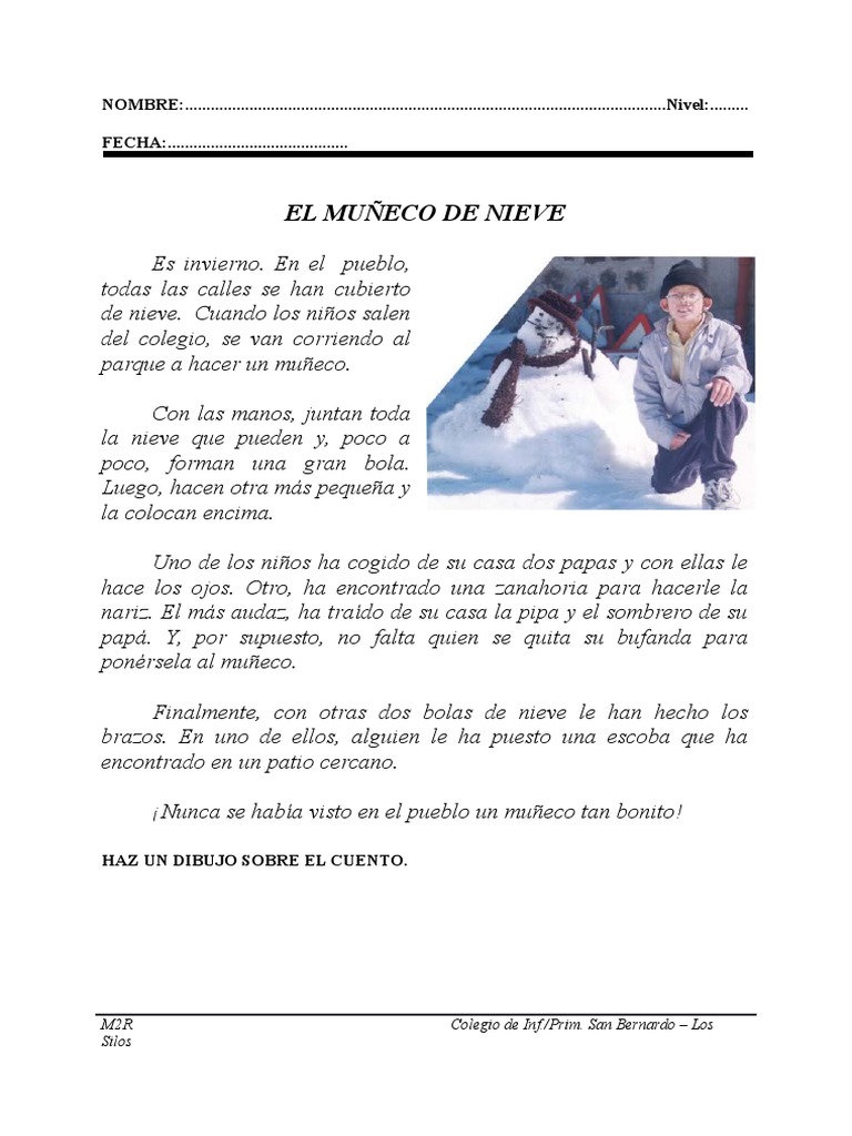 El Muñeco de Nieve | PDF