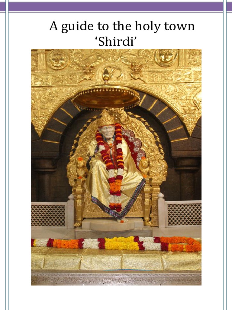 Shirdi Travel Guide | PDF | Religion And Belief