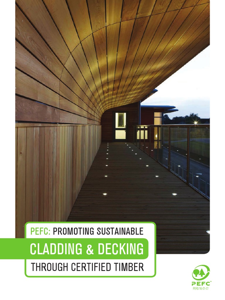 PEFC Cladding & Decking Brochure | PDF | Lumber | Green Building
