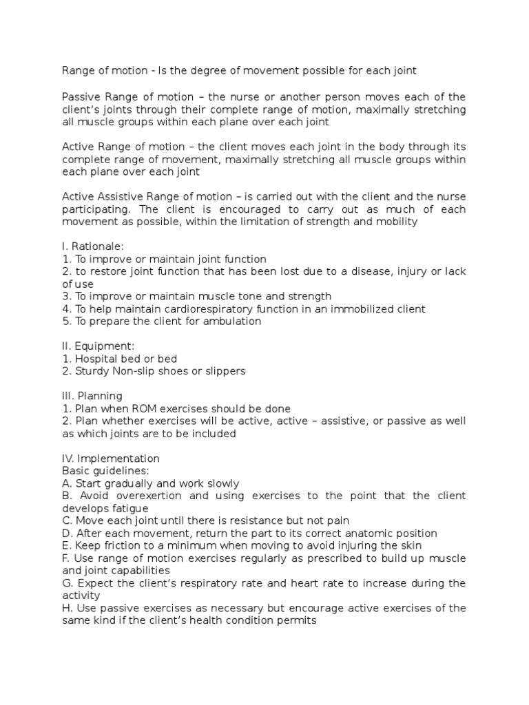 Range of Motion | PDF | Anatomical Terms Of Motion | Hand