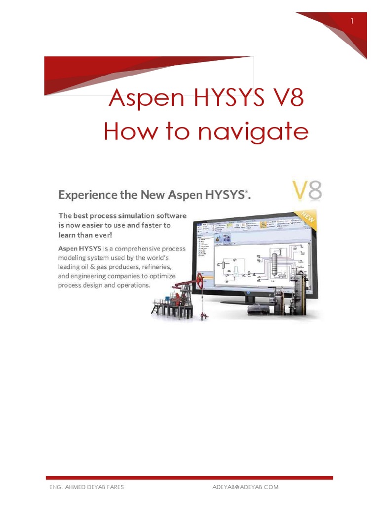 How To Navigate To Aspen HYSYS V8 | Download Free PDF | Pressure | Liquids