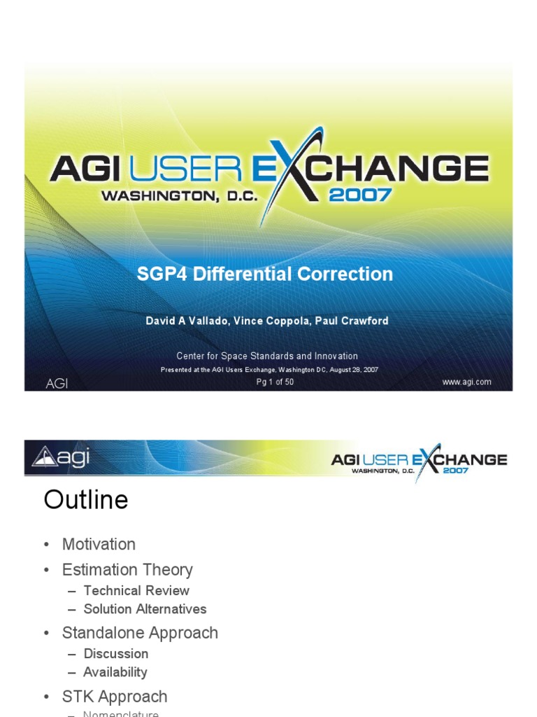 SGP4 Differential Correction | PDF | Matrix (Mathematics) | Linear Algebra